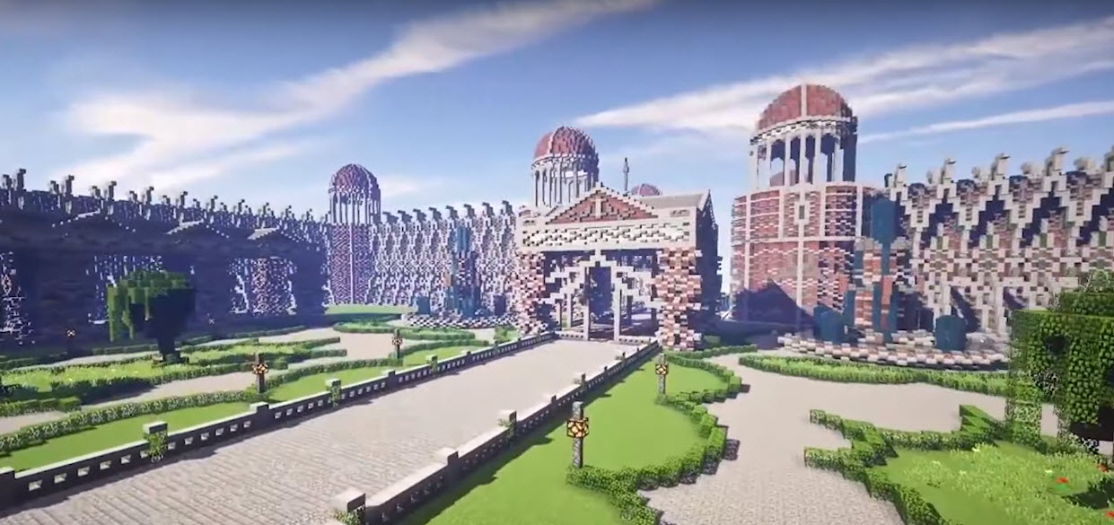 5 قصور عملاقة لن تصدق انها موجودة في لعبة Minecraft.. | VGA4A