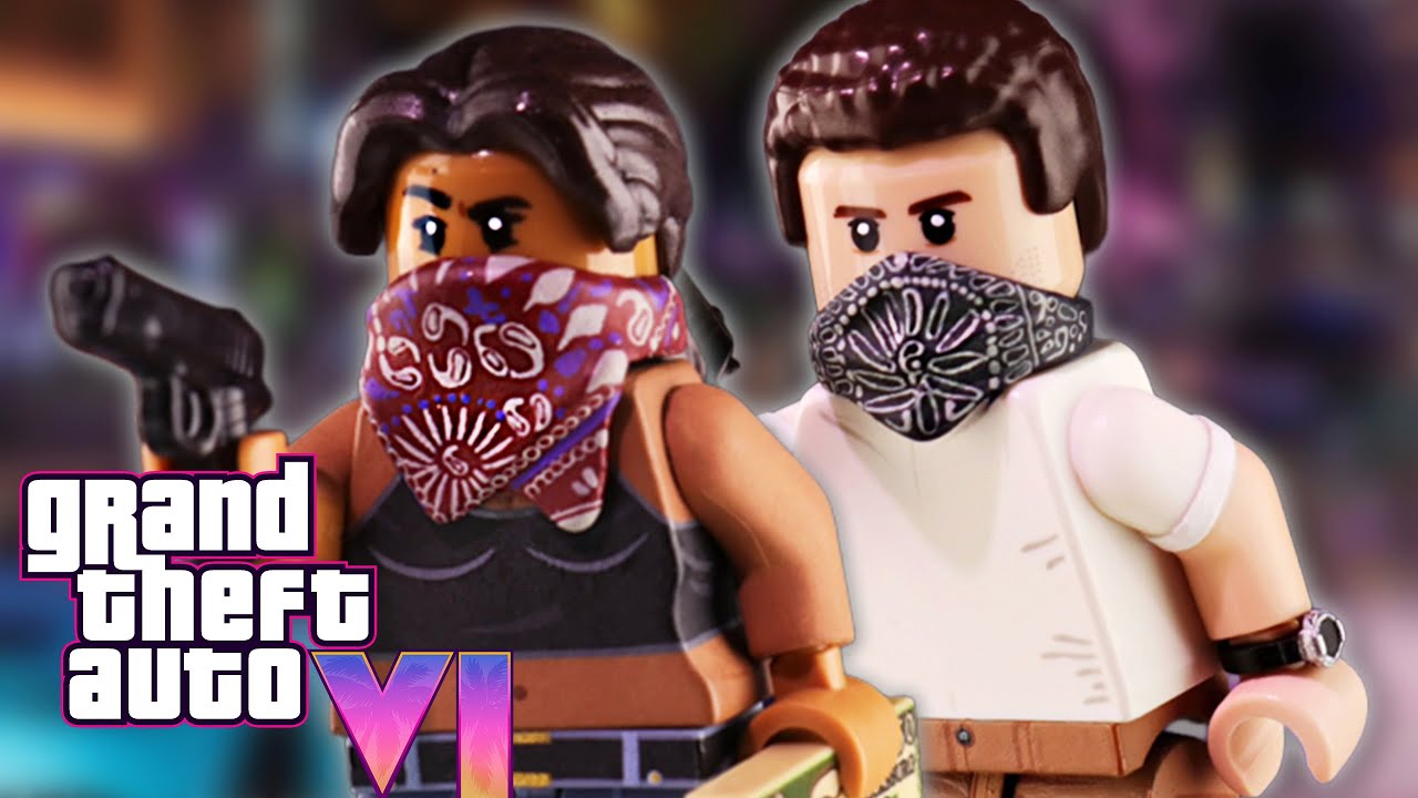 ابداع AI يحول فيديو GTA 6 الثاني بأسلوب LEGO | VGA4A