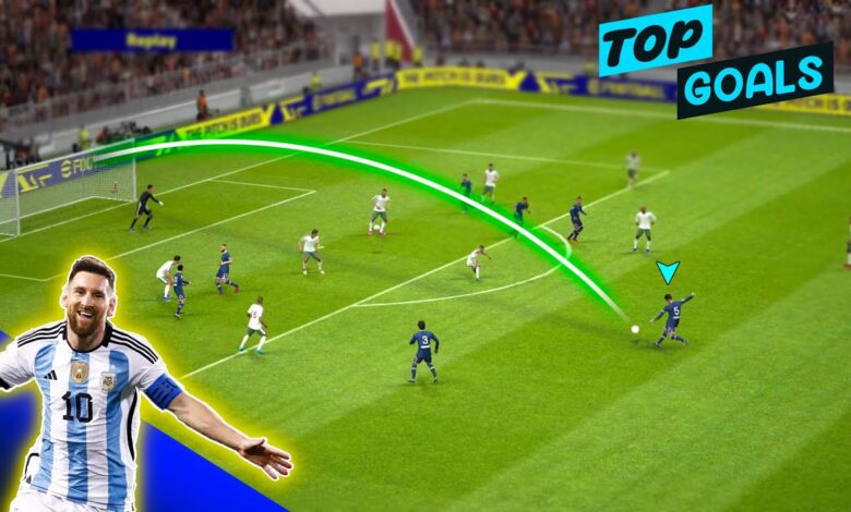 أهداف خارقة تم تسجيلها داخل لعبة eFootball 2023 Mobile لا تفوت فرصة مشاهدتها | VGA4A