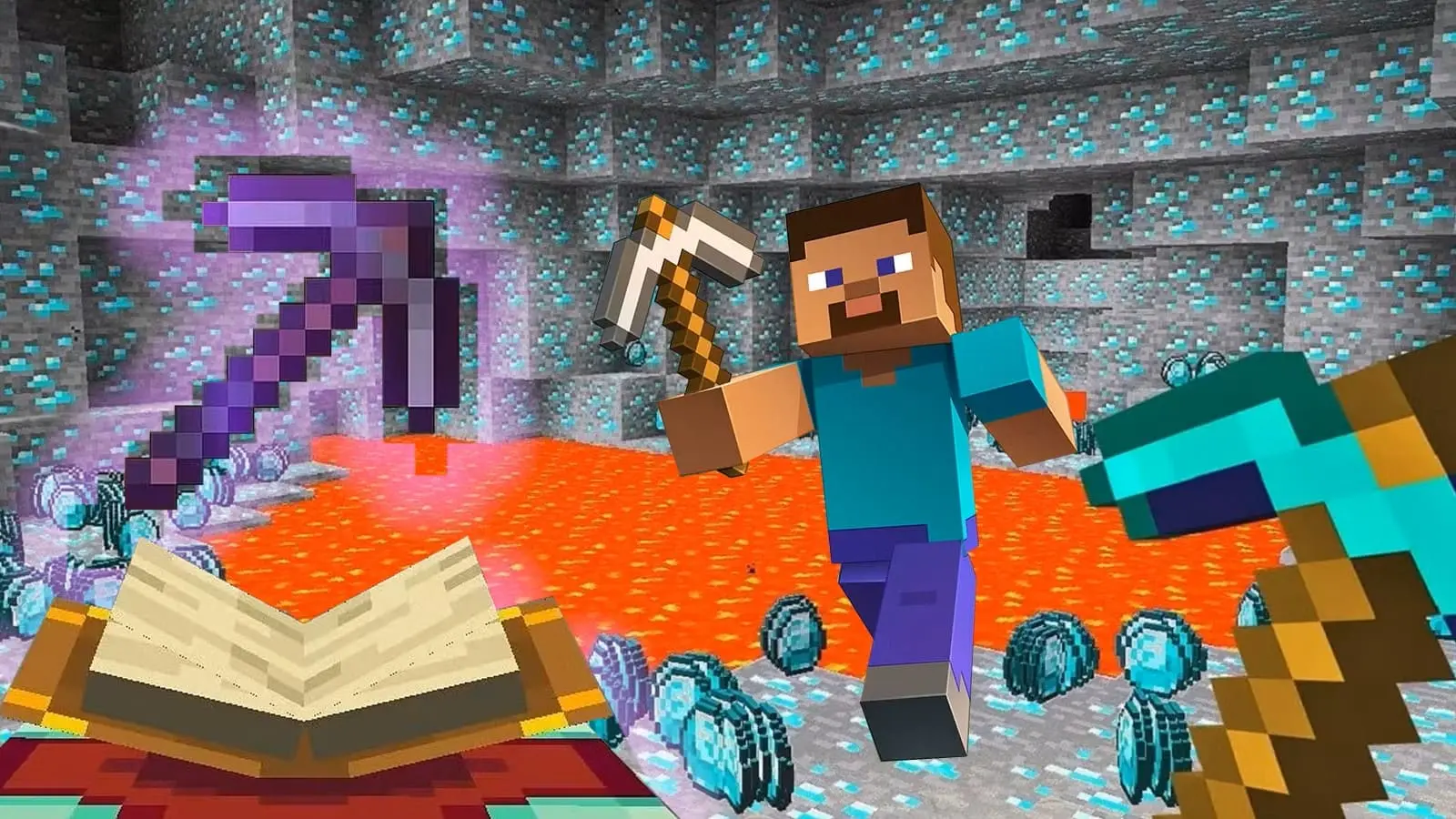 شاهد هذا الرجل يصنع بلطة ثلاثية مقتبسا الفكرة من Minecraft | VGA4A